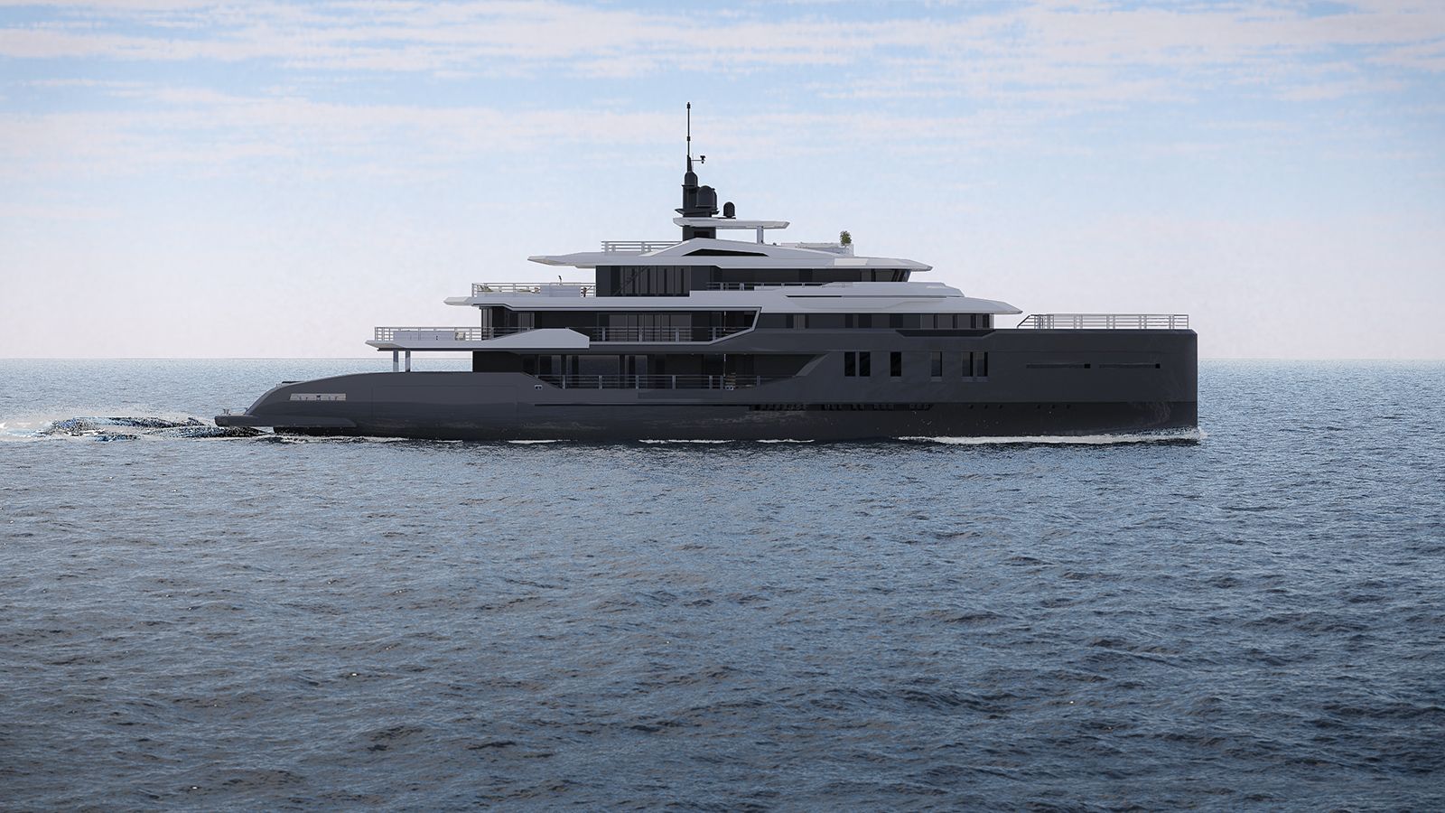 New build AES explorer motor yacht Ice for sale